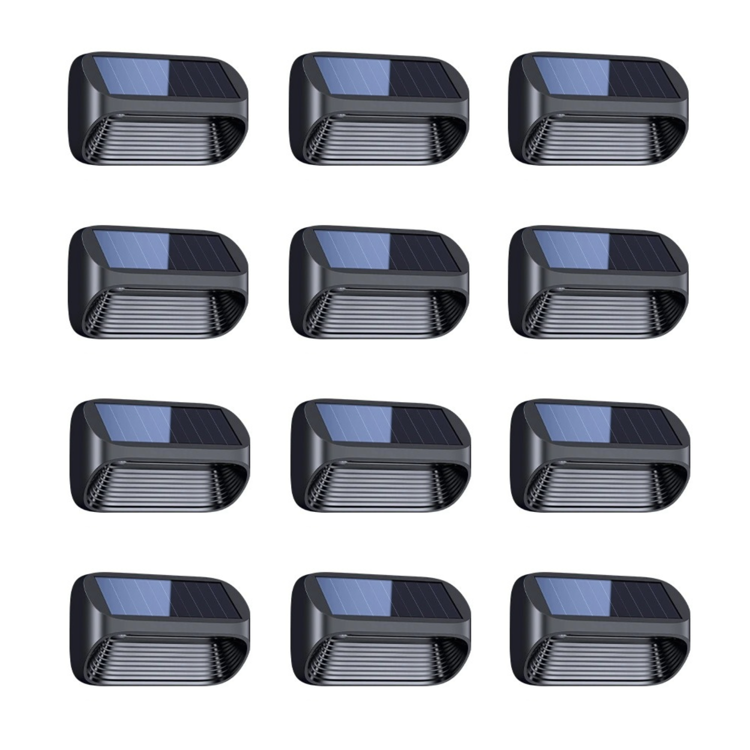12-Pack LED Solar Powered Fence Lights – Joy Lights, Lights Up Your Life