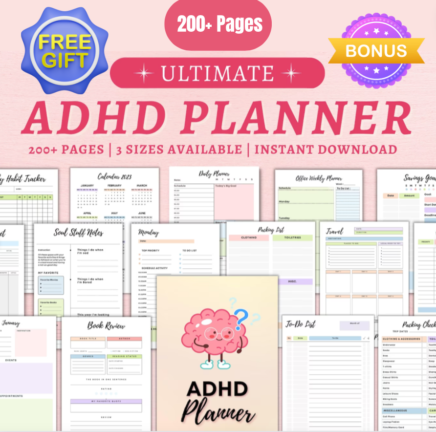 Premium (All-In-One) Digital Planner For 2025, 2026, 2027 & Undated ...